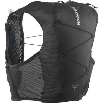 Salomon Rucksack ACTIVE SKIN 8 SET BLACK/METAL