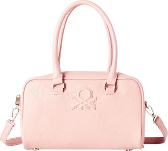 Benetton Damen Borsa 618udy06x Tasche, Rosa