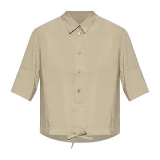 Maison Kitsun&eacute; Damen, Blusen & Hemden, Beige, XSGr&ouml;&szlig;e