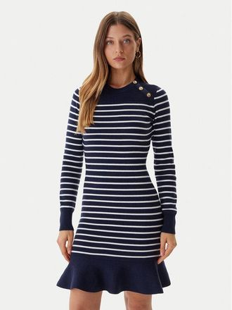 Guess Strickkleid W5BK47 Z0422 Dunkelblau Regular Fit