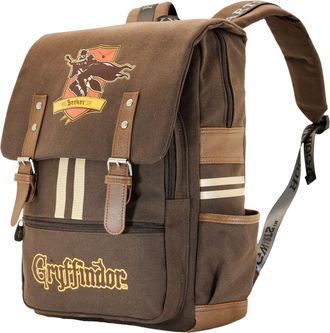 Harry Potter Potter-Oxford Rucksack, Braun, 29 x 40 cm, Kapazität 16 L