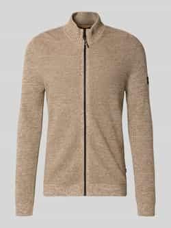 Camel Active Slim Fit Strickjacke Modell Mouline