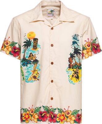 King Kerosin Herren Hawaiihemd Honolulu Hawaii