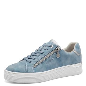 s.Oliver Femme Damen Sneaker Low 5-23621-44 Basket, Bleu Clair, 41 EU