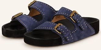 Isabel Marant Isabel Marant Pantoletten Lennyo Mit Nieten blau