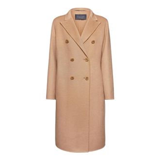 Elena Miro Femme, Manteaux, Beige, Taille: 54 FR Manteau crois&eacute;