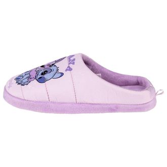 Disney Stitch Hausschuhe - Rosa - Gr&ouml;&szlig;e 38-39 - Pantoffeln aus Polyester und TPR - Design mit Stitch und Angel - Original Produkt in Spanien Designed