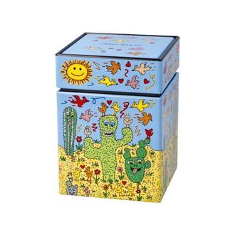GOEBEL Teedose Desert Life - James Rizzi Pop Art