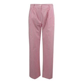 Ermanno Scervino Femme, Pantalons, Rose, Taille: 38 FR Pantalon Large en Coton