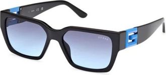 Guess unisex, Accessoires, Bleu, Taille: 55 MM Lunettes authentiques et élégantes avec service haut de gamme