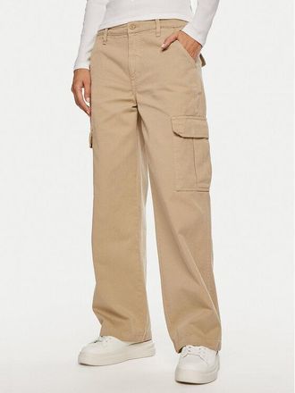 Guess Cargohose W4YB61 WGCV1 Beige Relaxed Fit