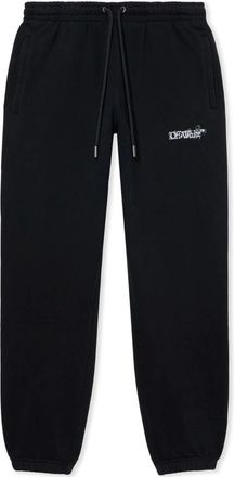 Off-white Homme, Pantalons, Noir, Taille: S Heraldic Threshold Arrows Cuffed Sweatpant