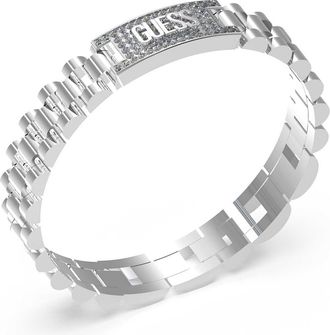 Guess Herren-Armband Stahl JUMB03200JWST, Silber, Kein Edelstein