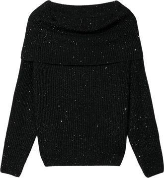 Oltre Damen, Strickwaren, Schwarzk, S/MGr&ouml;&szlig;e