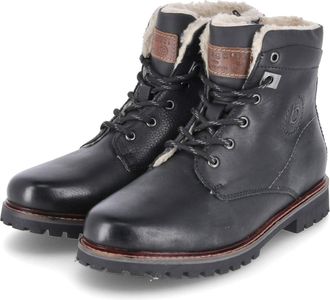 Bugatti Herren-321-AOQ52-1200-1000-Stiefel Warmfutter,schwarz,43