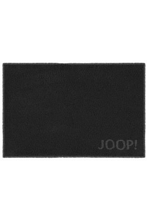 Joop Badteppich Classic, Schwarz, Textil, rechteckig, 50x60 cm, Made in Germany, f&uuml;r Fu&szlig;bodenheizung geeignet, rutschhemmend, Badtextilien, Badematten