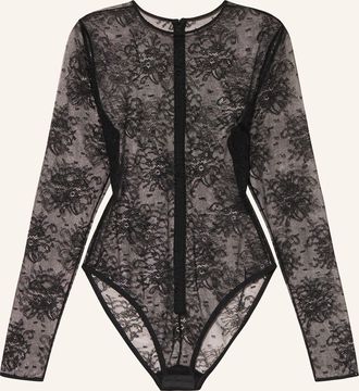 Dolce & Gabbana Spitzenbody schwarz