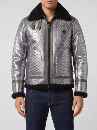 Philipp Plein Jacke Herren Farbe Silber