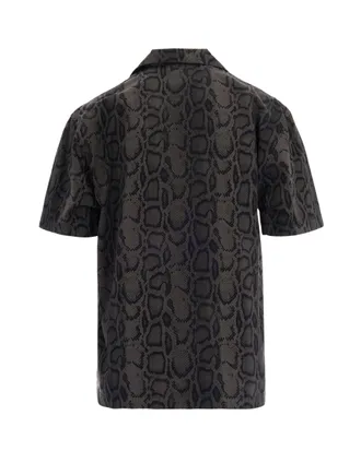 Carhartt Work in Progress Mens Shirt Snake Camo Leaf Camo-Leaf Cotton Twill Camo/leaf