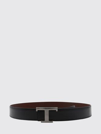Tod's Ceinture T Timeless r&eacute;versible et ajustable en cuir lisse bicolore