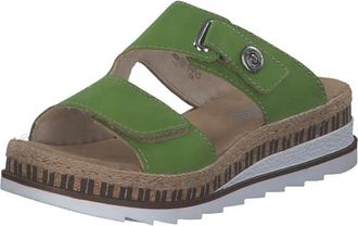 Rieker Mules V7982 pour Femme, Vert, 41 EU