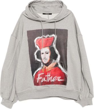 Songzio hoodie à imprimé graphique - Gris