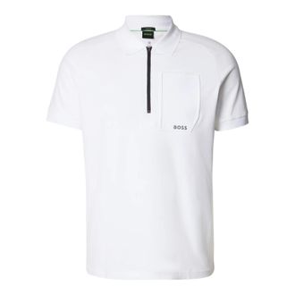 HUGO BOSS Urban Tech Poloshirt f&uuml;r Herren (Wei&szlig;)