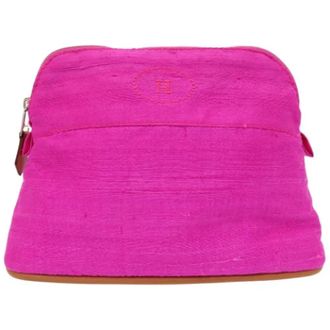 Herm&egrave;s Pre-owned Seide pouches - - Pre-owned - Damen - Rosa - ONE SIZE