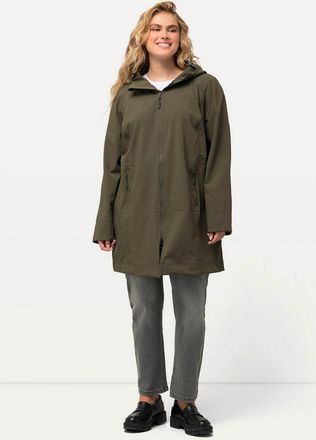 Ulla Popken Softshelljacke HYPRAR Softshelljacke wasserabweisend Fleecefutter
