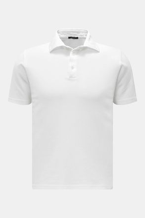 04651/ Herren - Piqu&eacute;-Poloshirt Breeze wei&szlig;