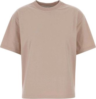 Golden Goose Femme, Tops, Rose, Taille: 36 FR T-shirt en coton imprim&eacute;