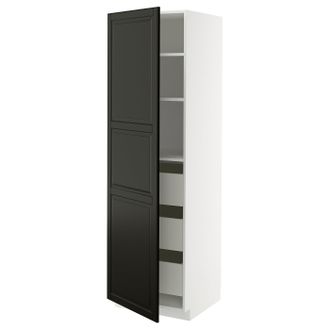 IKEA METOD / MAXIMERA Hochschrank m Schubladen