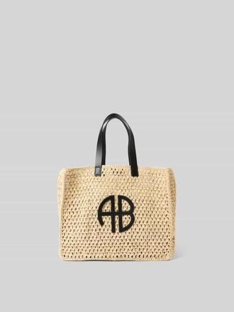 Anine Bing Tote Bag mit Logo-Print