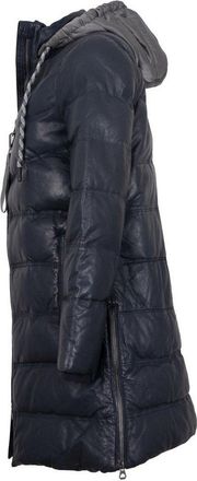 Mauritius Lederjacke GWValeriah Gipsy by Mauritius - Damen Ledermantel Lammnappa blau