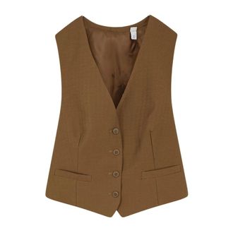 Burberry Femme, Vestes, Brun, Taille: 38 FR Burberry Clothing