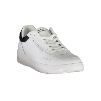 Tommy Hilfiger Leather Low-Top Sneaker - White