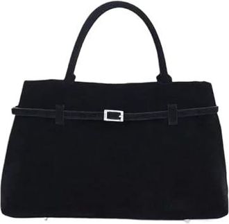 Generic Compatible for le sac &agrave; main for femme - Grand fourre-tout d&eacute;contract&eacute;(Black)