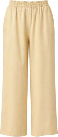 Max Mara Femme, Pantalons, Beige, Taille: 38 FR Pantalon en coton Rasetto