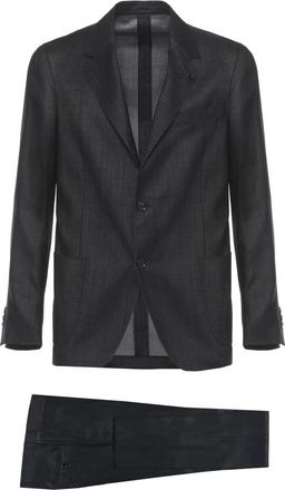 Lardini Homme, Costumes, Noir, Taille: M Costume crois&eacute; &agrave; simple boutonnage