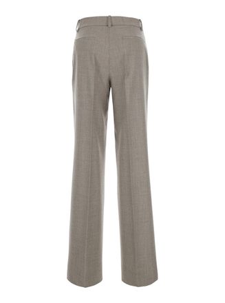 P.A.R.O.S.H. Womens Trousers Flanel Beige Wool
