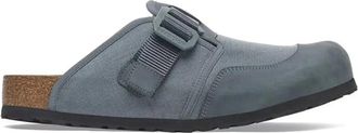 Birkenstock Slipper & Pantoletten - BOSTON NOVA BASALT GRAY - Gr. 41 (EU) - in Grau - für Damen
