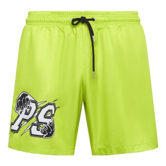 Plein Sport Homme, Maillots de bain, Vert, Taille: L Swim Trunks