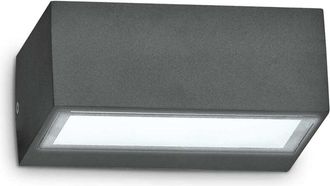 Ideal Lux Ideal Lux - 1 Licht Outdoor Twin Up Down Wandleuchte Anthrazit IP44, G9