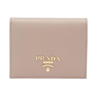 Prada Kleines Portemonnaie - - Accessories - Damen - Beige - ONE SIZE