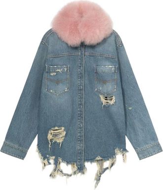 Blumarine Damen, Jacken, Blau, 2XSGröße