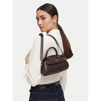 Guess Handtasche Guess Diana Mini HWPD97 27760 Dunkelbraun