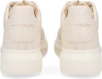 Alexander McQueen Oversize Shearling Sneaker - White