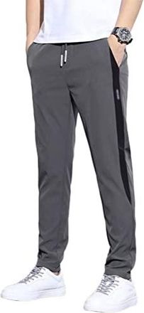 ORANDESIGNE Pantalons de Sport Homme Pantalons Décontractés Jogging Pantalon de Survêtement Léger Extensible Respirant Pantalon été Taille élastiquée avec Poches 