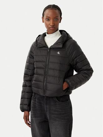 Calvin Klein Jeans &Uuml;bergangsjacke LV047G505G Schwarz Regular Fit