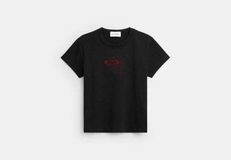 Coach Brain Dead 90s T-Shirt Aus Biobaumwolle